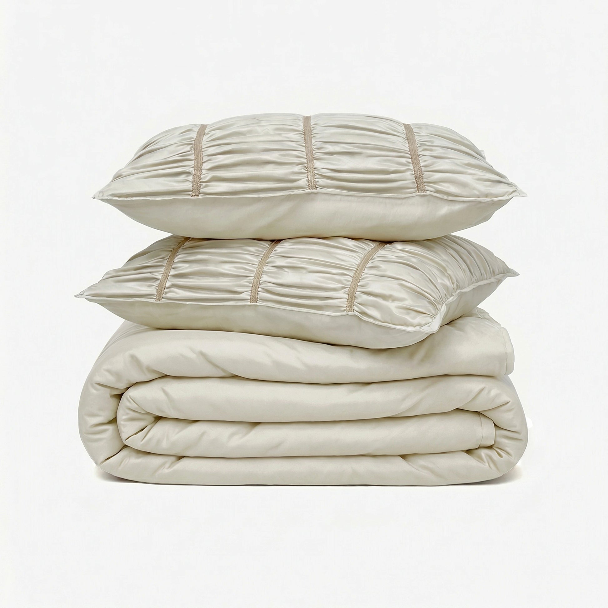 ZARF Italian Staple Weave Bedsheet With 2 Designer Pillow Cases, 2 ...